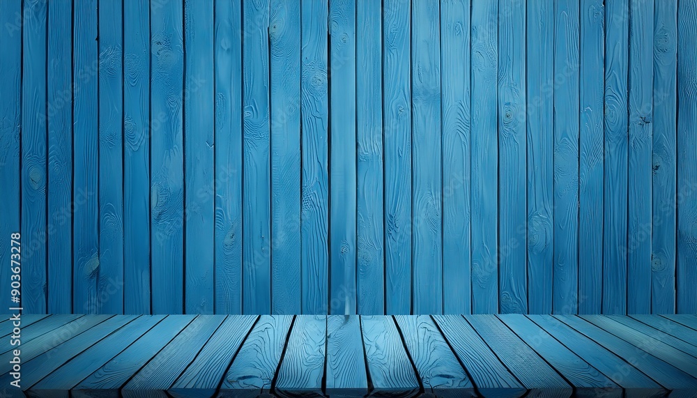 Wooden Texture - Blue Wooden Background Table for Product Placement or ...