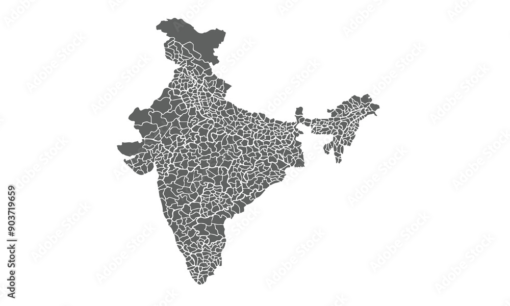 India map isolated on white background. for website layouts, background ...