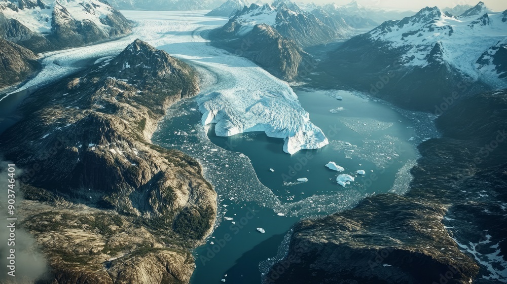 The Inlet Iceberg Maker is Almost Lost. The southeast Alaskan park ...