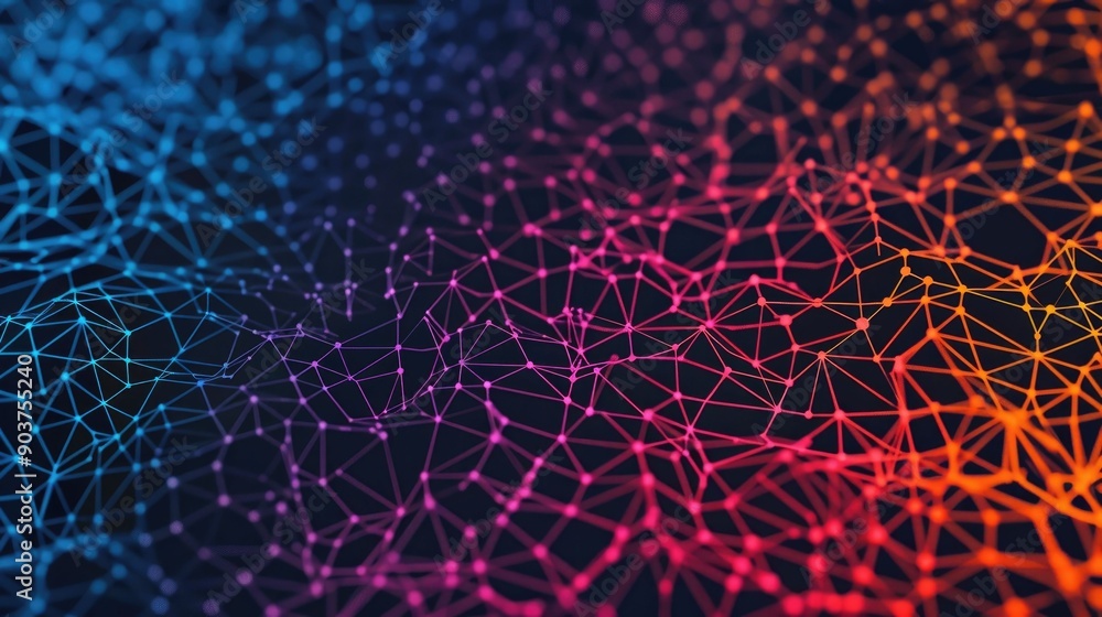 Vibrant depicting the intricate patterns and dynamic complexity of an ...