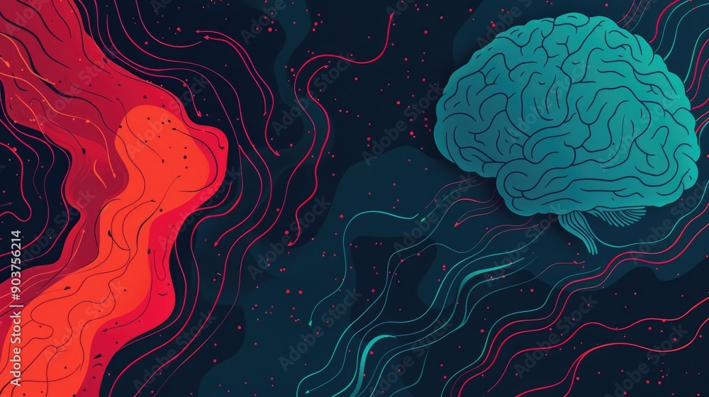 Vibrant depicting the complex and intricate workings of futuristic ...