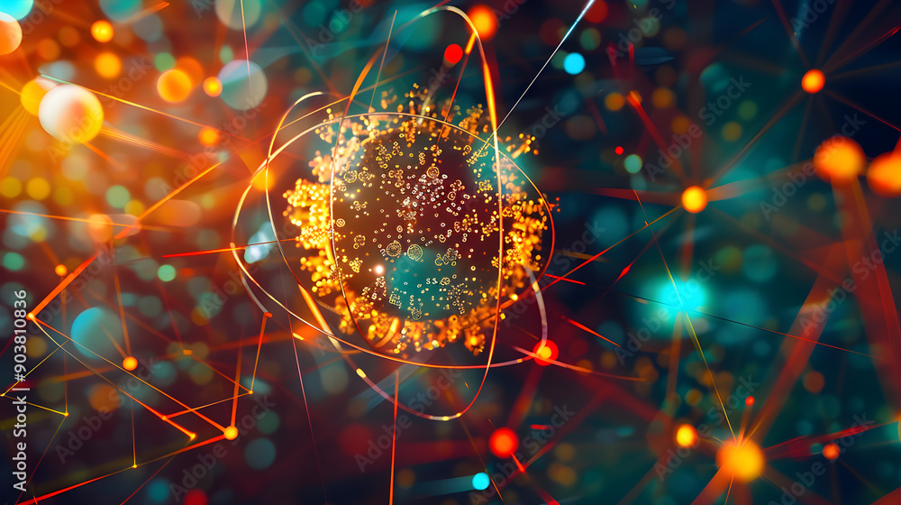 Visual Representation Of Electron Configuration Illustrating Atomic