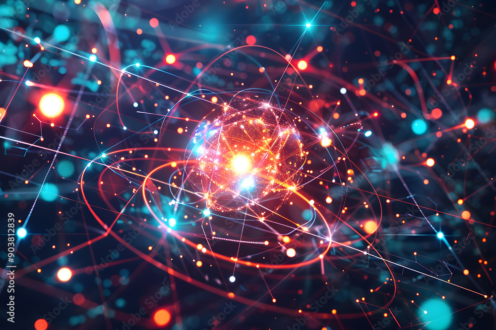Visual Representation Of Electron Configuration Illustrating Atomic Structure With Electrons