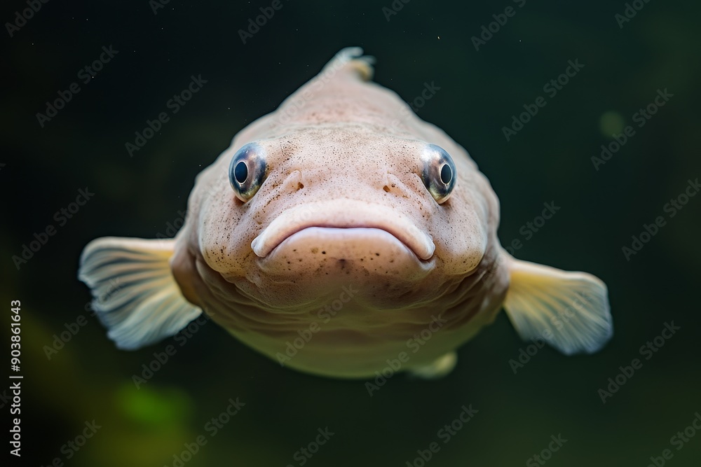 A blobfish in its natural state, looking surprisingly different from ...