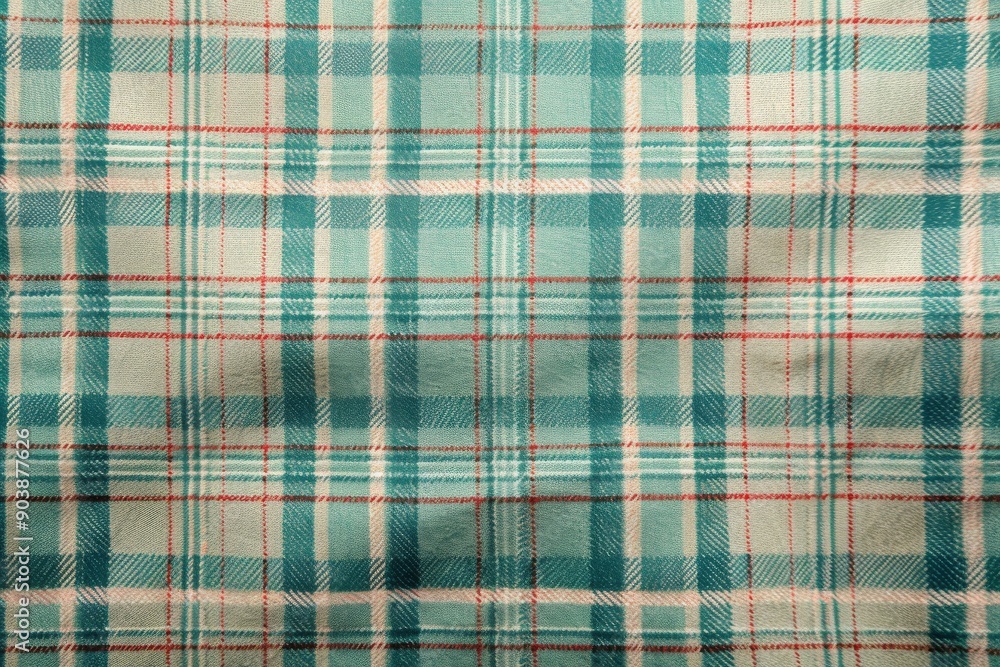 Watercolor checkered pattern. Seamless texture. Blue hand-drawn lines ...