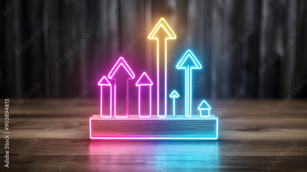 Visualization of Consumer Priorities A glowing diagram illustrating the ...