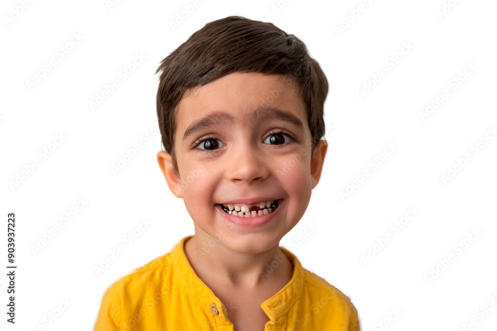 Dental care concept. Dental image.Stainless steel crown a silver cap ...