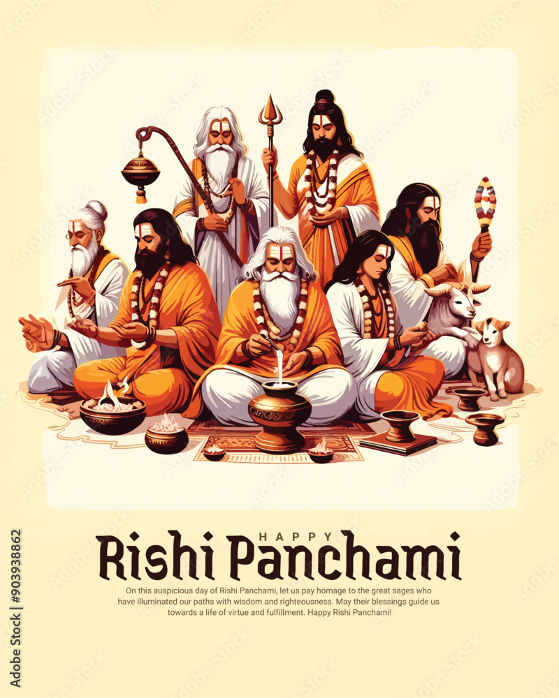 Happy Rishi Panchami also known as Rushi Panchami Social Media Post ...