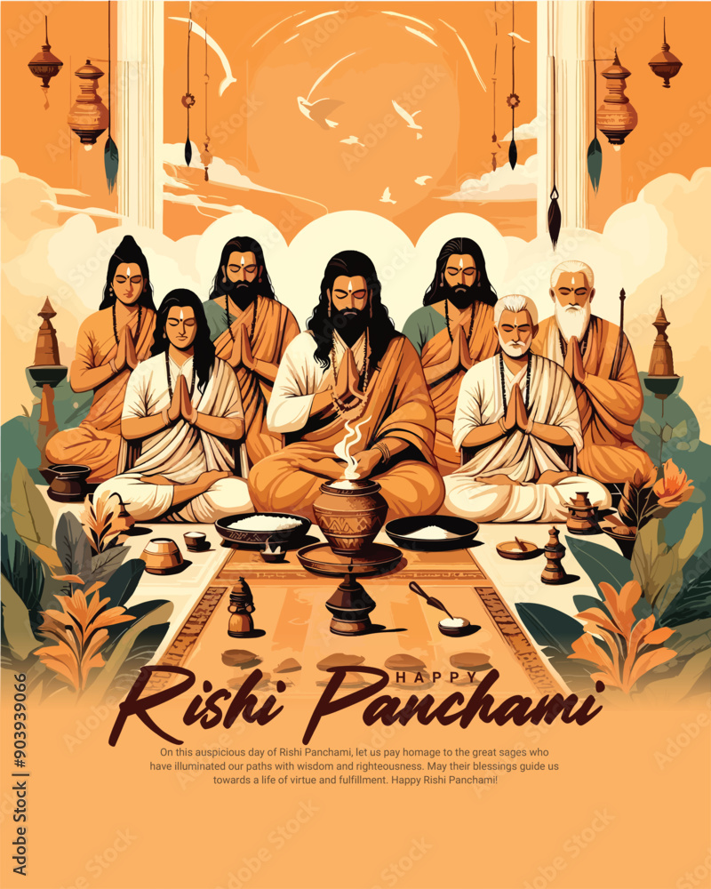Happy Rishi Panchami also known as Rushi Panchami Social Media Post ...