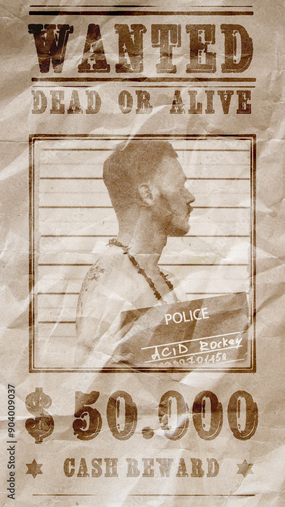 Wanted Video Poster. Vertical Stories for Social Media. Stock Template ...