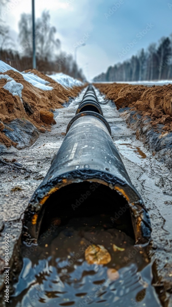 Urban Water Management: The Installation of Concrete Sewage Drainage ...