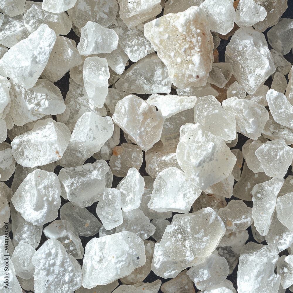 Pristine Crystal Sea Salt: A Top-View Delicacy Highlighting the Natural ...