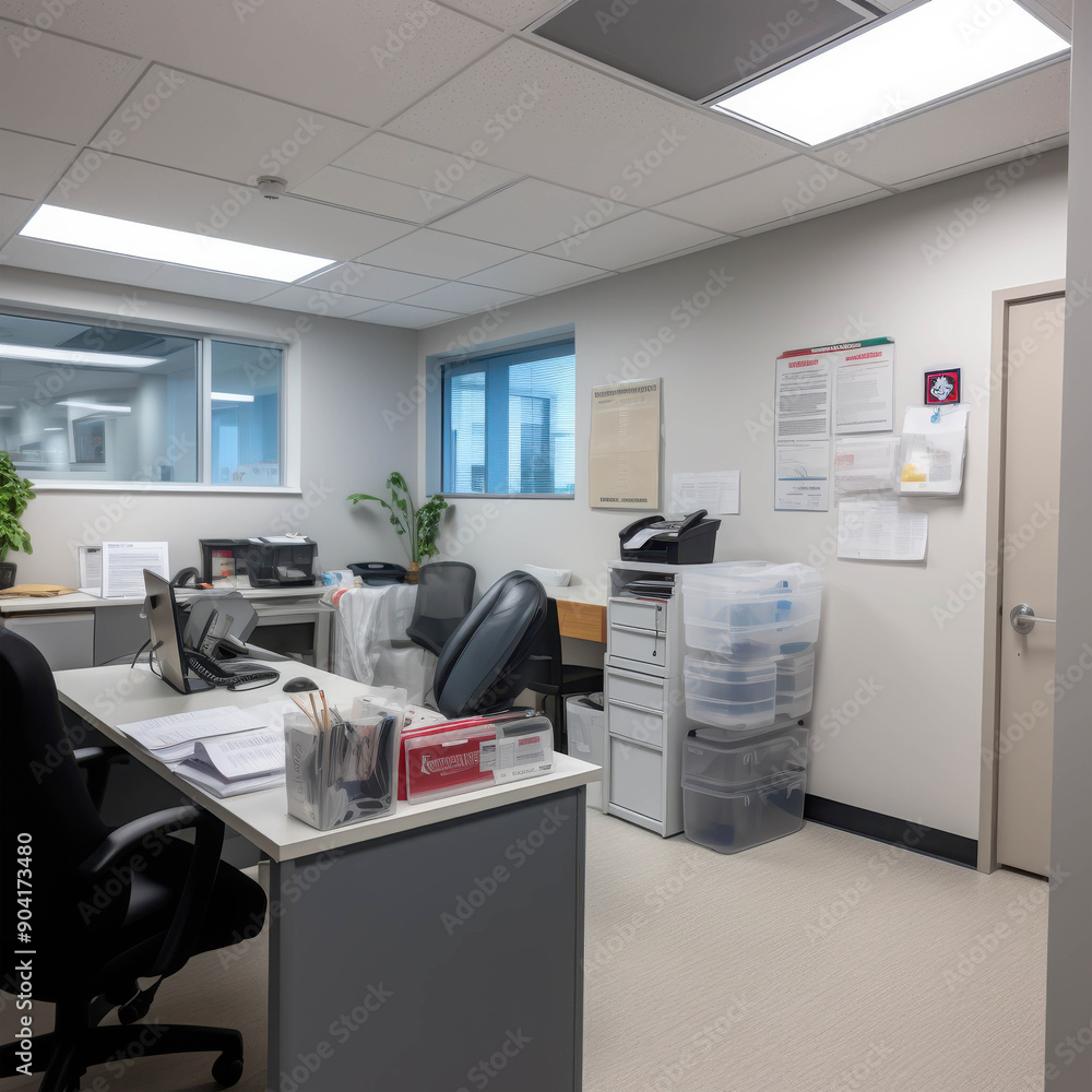 Modern Medical Office Space: Bright and organized, this contemporary ...