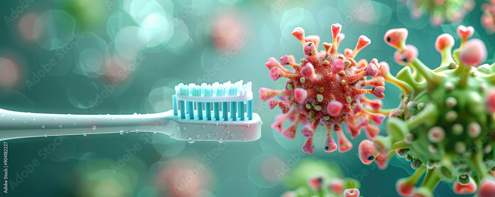 Explore the presence of germs on a bathroom toothbrush holder ...