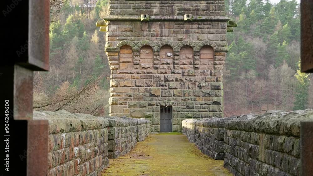 Views of the famous Howden and Derwent stone build Dams, used in the ...