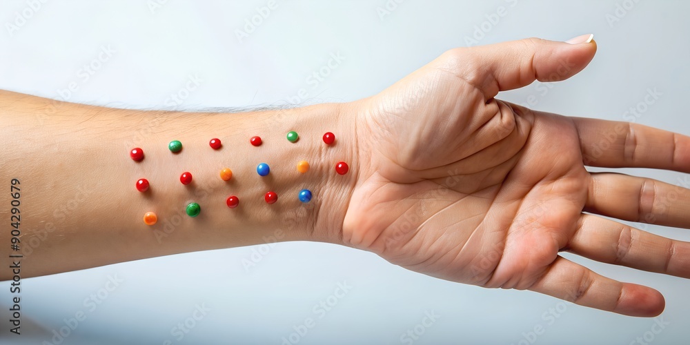 Acupressure points on the wrist AI-Created Content, energy pathways ...