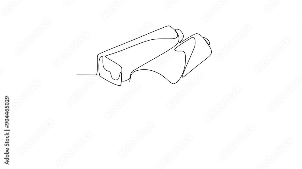 Animated self drawing of Lumpia food video design illustration ...