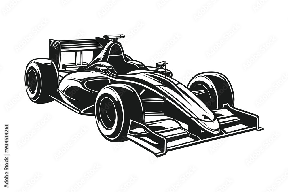 Formula 1 racing car silhouette vector with Powerful Symbolism Of A ...