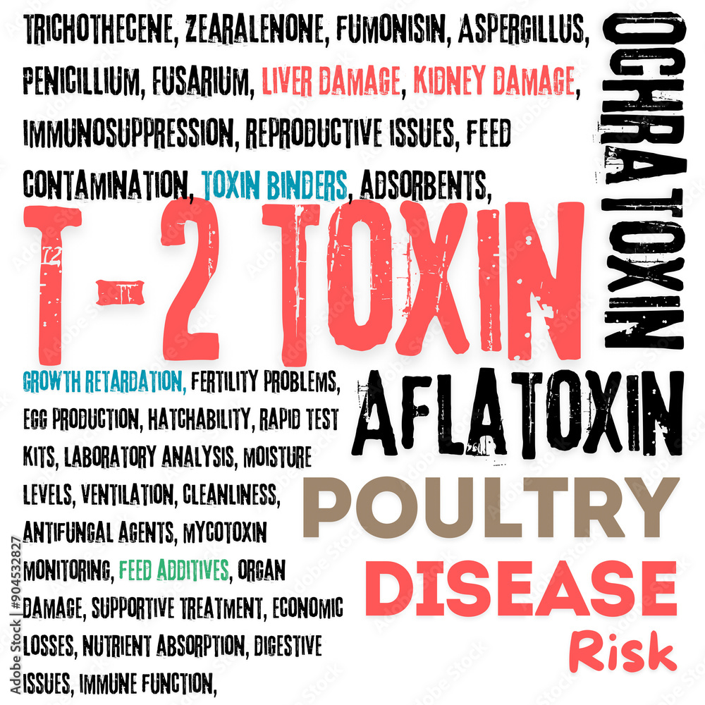 Effects of T-2 toxin on poultry health, T-2 toxin contamination in ...