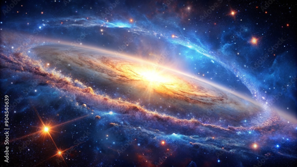 Mesmerizing astrophotography of cosmic light waves exploring nebula art ...