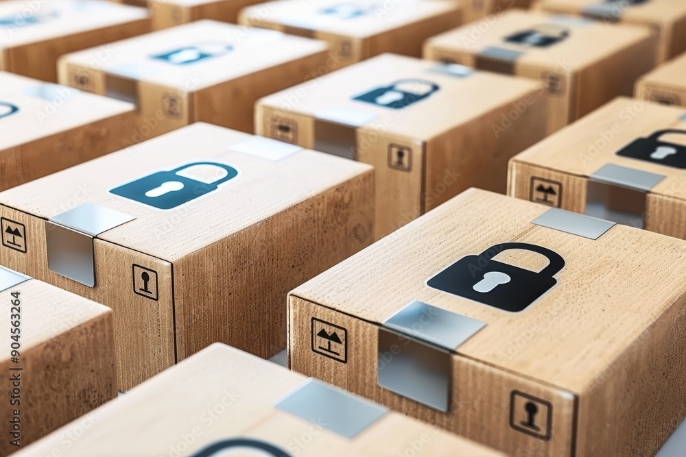 Wooden blocks with security icons, depicting foundational cybersecurity ...