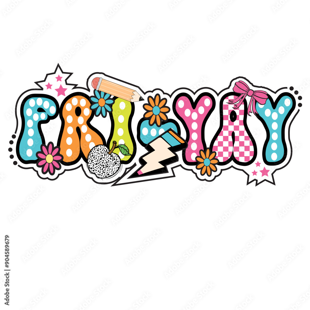 Fri-yay! Svg , Fri-yay! png bundle, funny Weekend Svg, Retro vintage ...