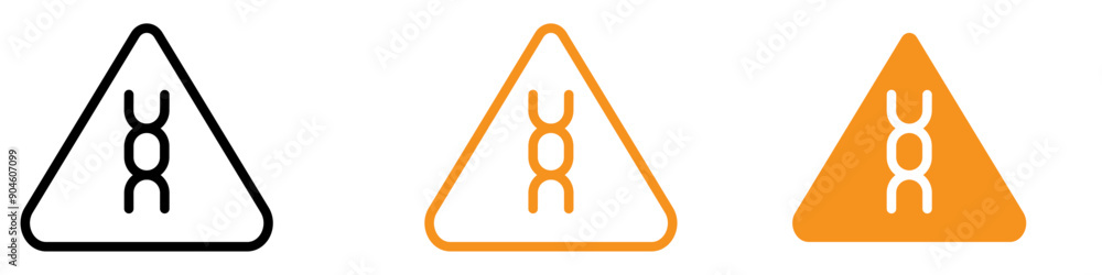 Carcinogen Warning Icon Set Hazardous Substance Symbols for Safety and ...