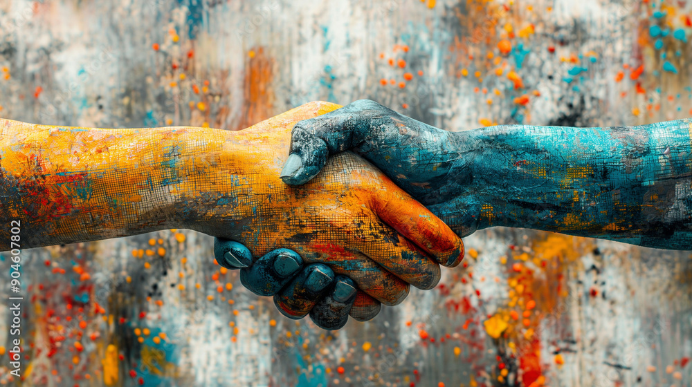 Win-win collaboration, cooperative strategy, team win-win, dual success ...