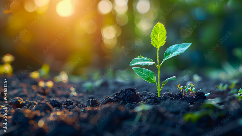 Illustration of plant growth stages from seed to mature plant ...