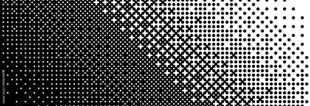 Diagonal bitmap gradient texture. Black and white dither pattern ...