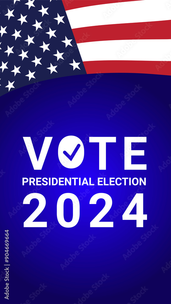 USA 2024 Presidential Elections Event Banner, background, poster, and ...