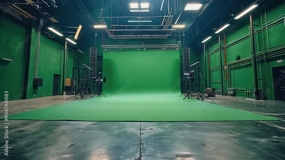 Contemporary Film Studio with Green Screen: A Perfect Cinematography ...