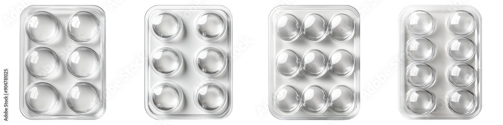 Collection of Plastic Clamshell Blister Pack On Transparent Png ...