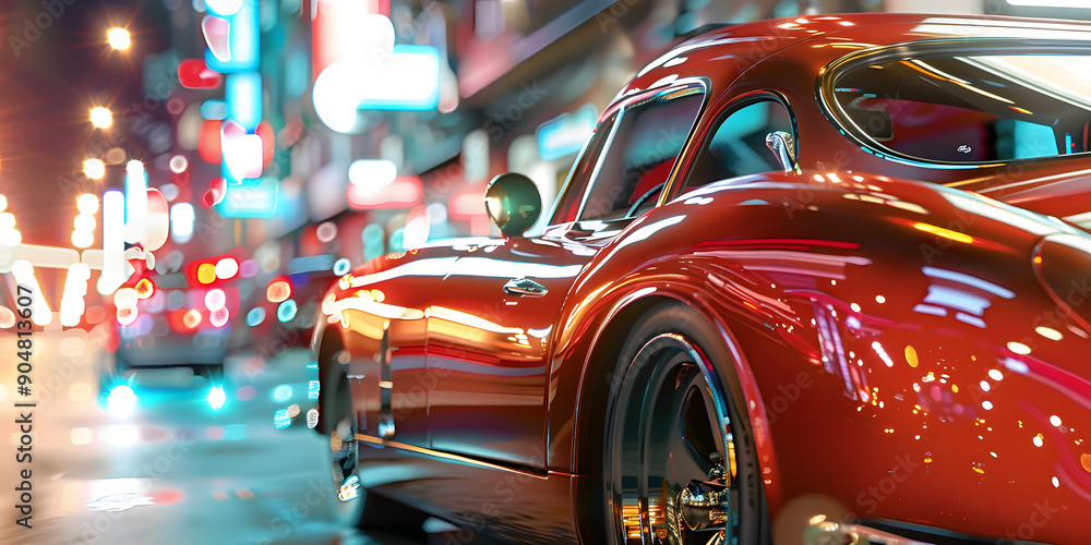 Sleek and Cool Car Design. A Stylish and Modern Vehicle Showcasing ...