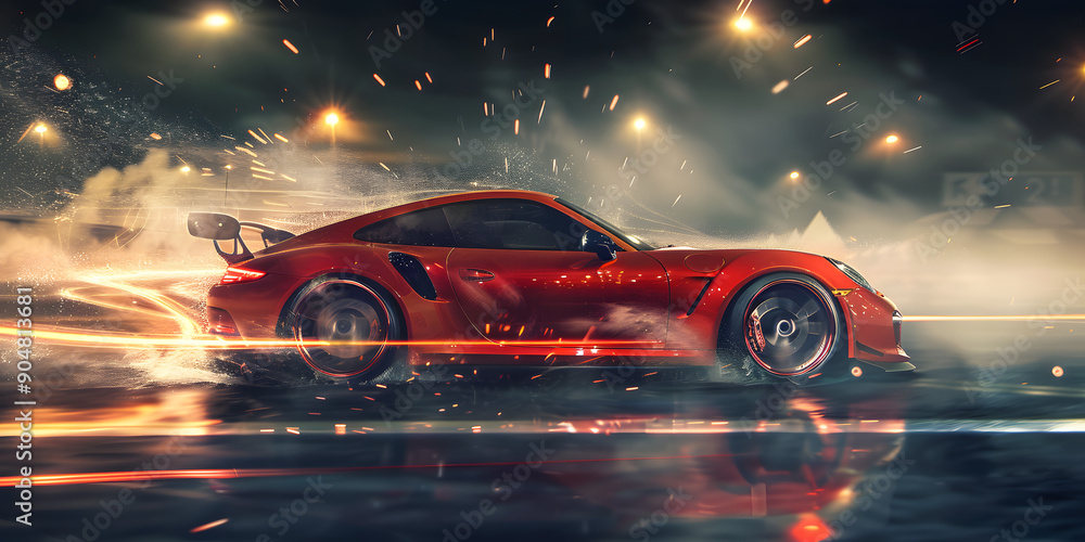 Sleek and Cool Car Design. A Stylish and Modern Vehicle Showcasing ...