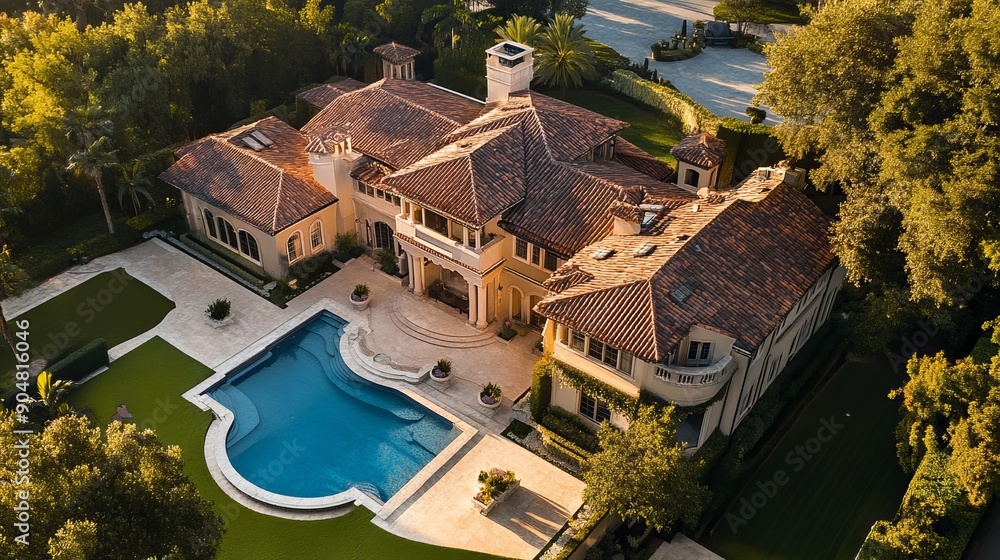 Foto de Explore our amazing drone photos of luxury homes. These large ...