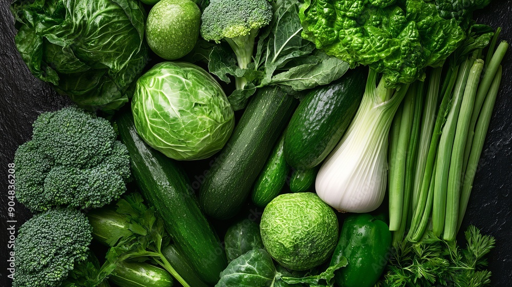 Green leafy vegetables and fruits are high in chlorophyll, which gives ...
