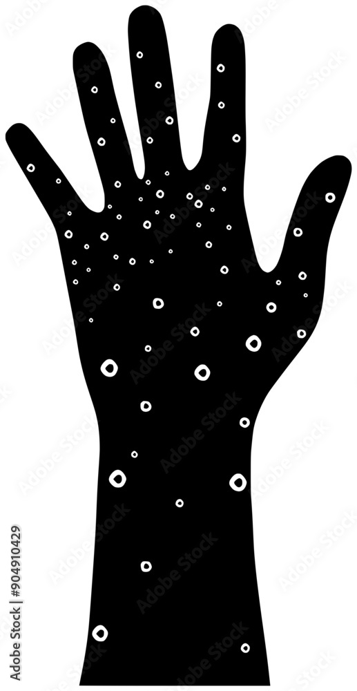 acne illustration illness silhouette virus logo skin icon pain outline ...