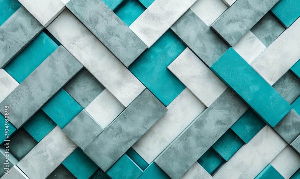 Rhythmic Overlapping Abstract Geometric Shapes for Creative Marketing ...