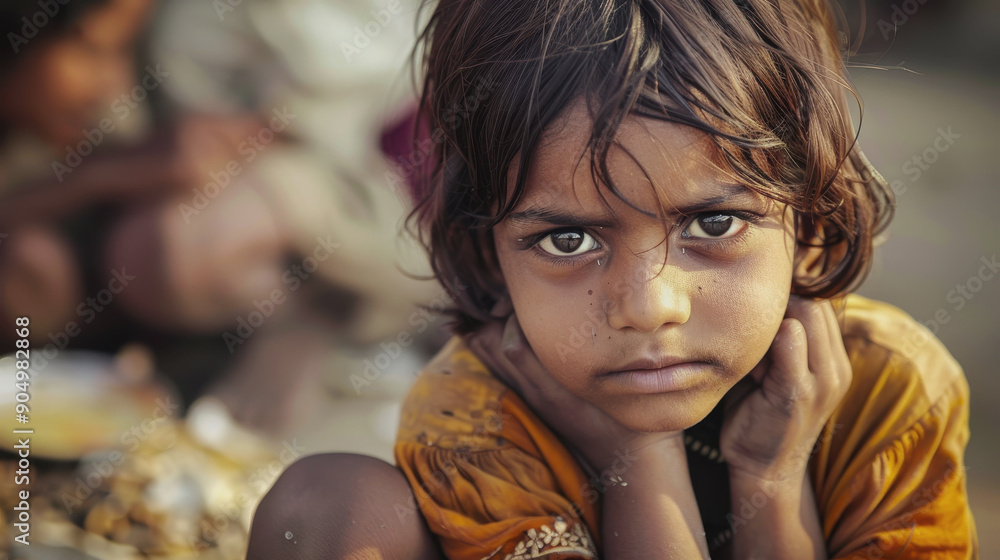 starving children. people are suffering from hunger. poor countries ...