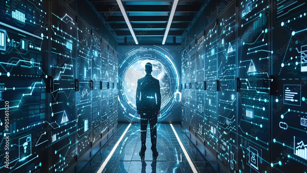 Businessman with virtual cyber security technology,Businessman ... Businessman with virtual cyber security technology,Businessman ...