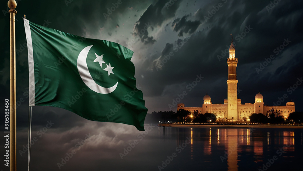 14 August 1947 Pakistan day unique and beautiful banner 77th ...