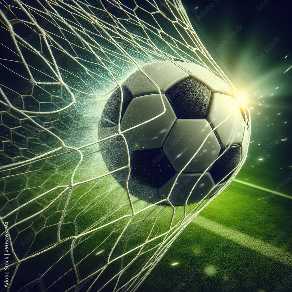 Soccer Ball Hitting Net | Goal Celebration Image | Dramatic Soccer Goal ...