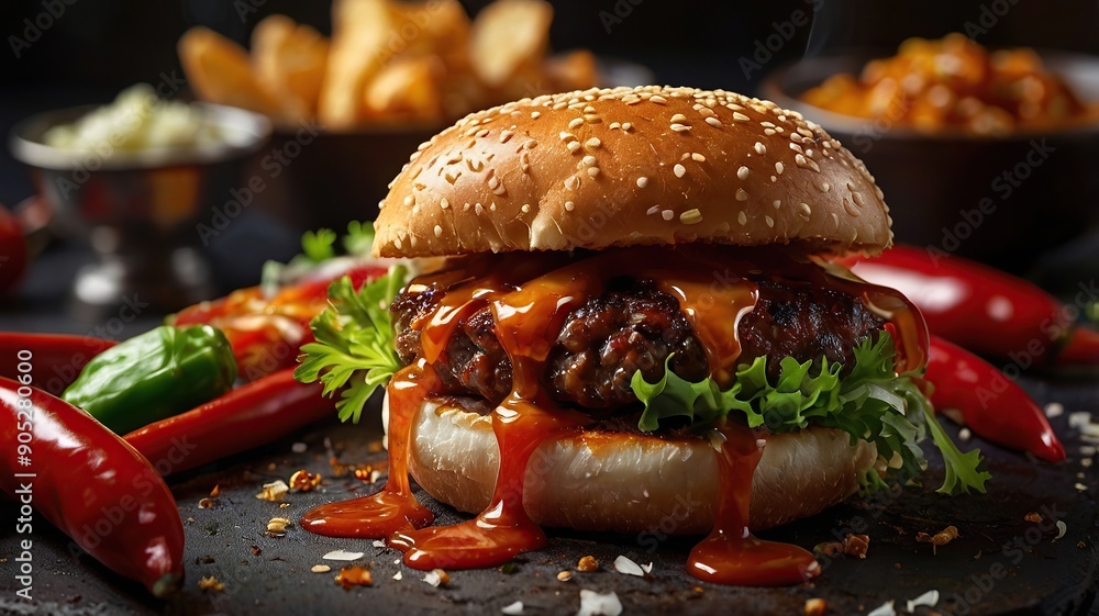 New Food Tender strips of crispy Food, coated in a fiery chili sauce ...