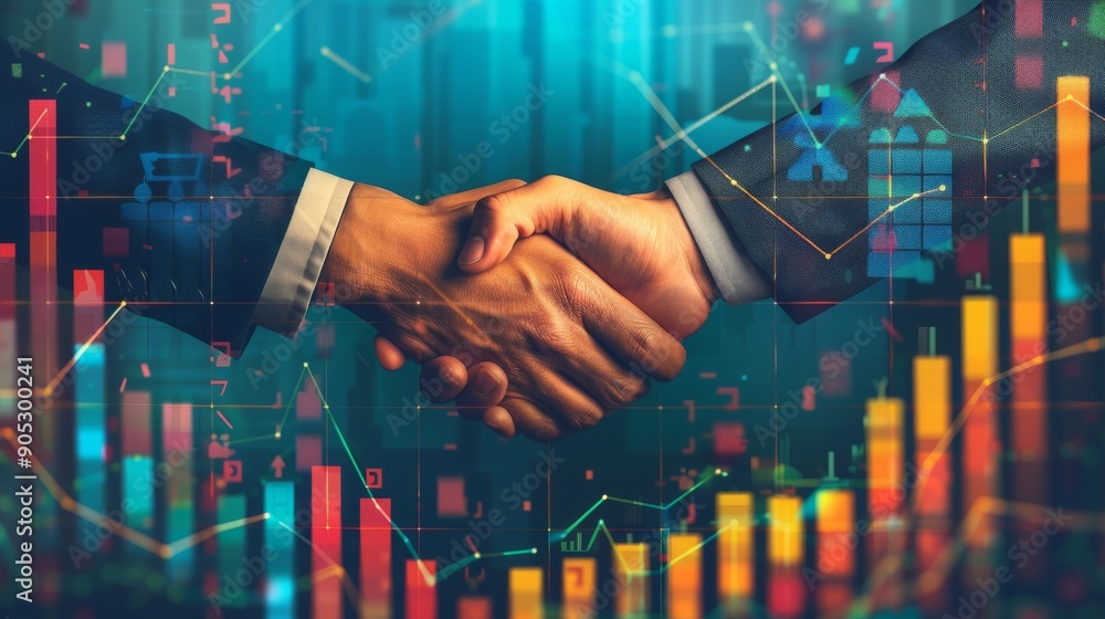 handshake clip art , rising graph clip art , business deal clip art ...