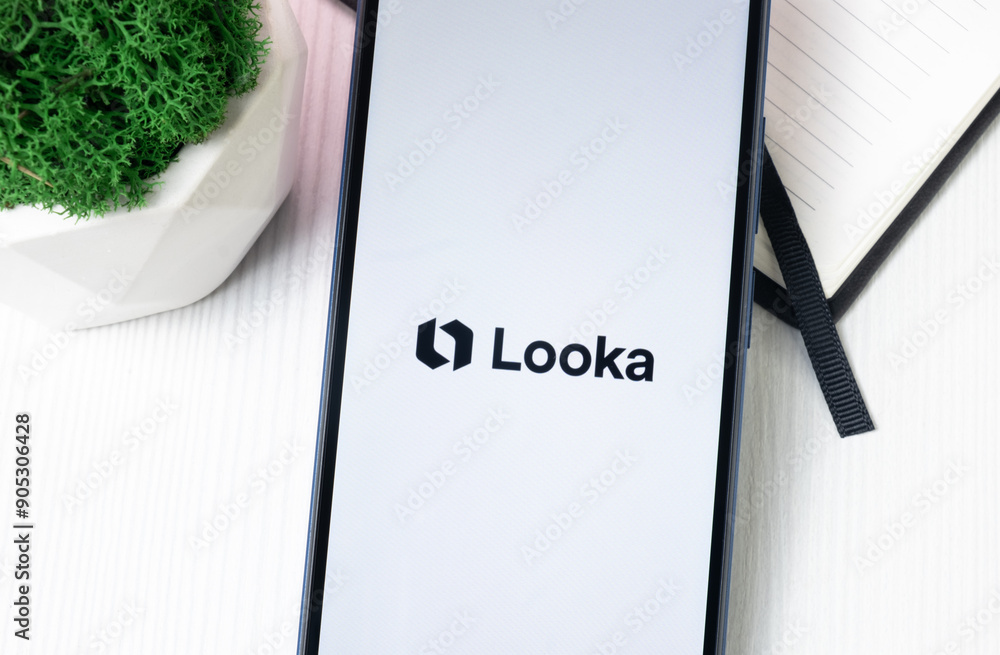 New York, USA - 21 June 2024: Looka Logo on Phone Screen, App or ...