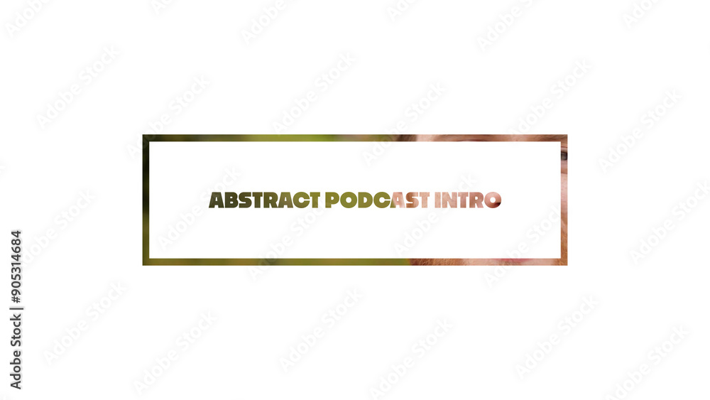 Abstract Podcast Intro Stock Template | Adobe Stock