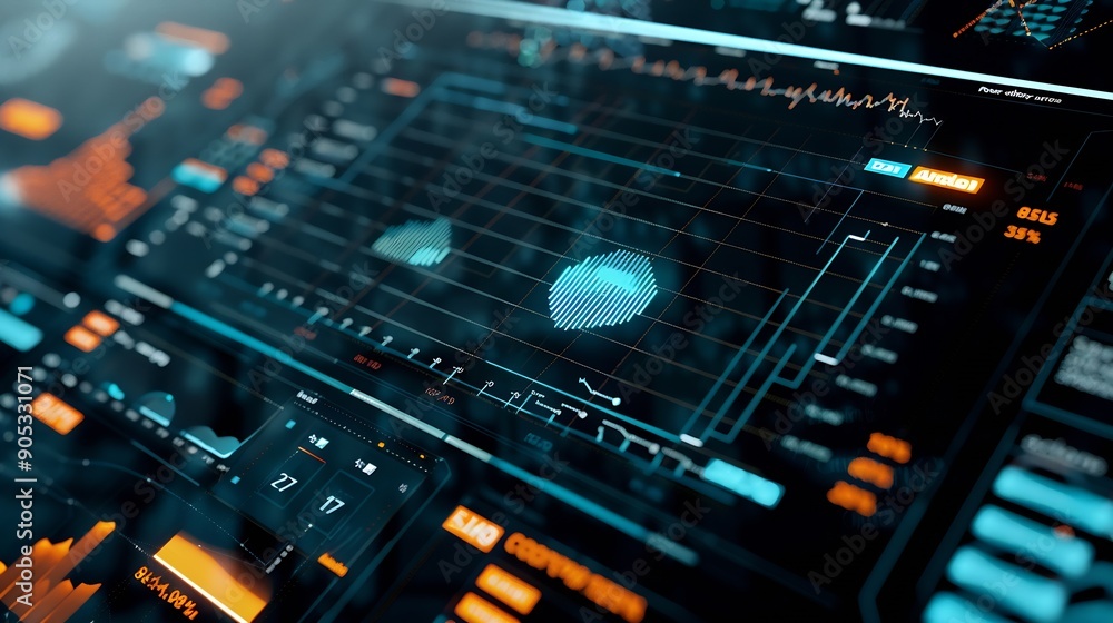 Data analytics automated with AI technology Big data business analytics ...