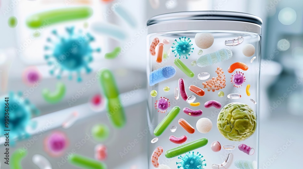 Microbial colonies on bathroom shower handles, germs, bathroom ...