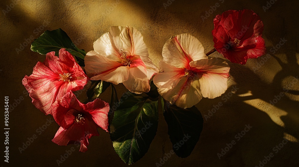 A beautiful yet somber scene of flowers wilting in a garden as summer ...